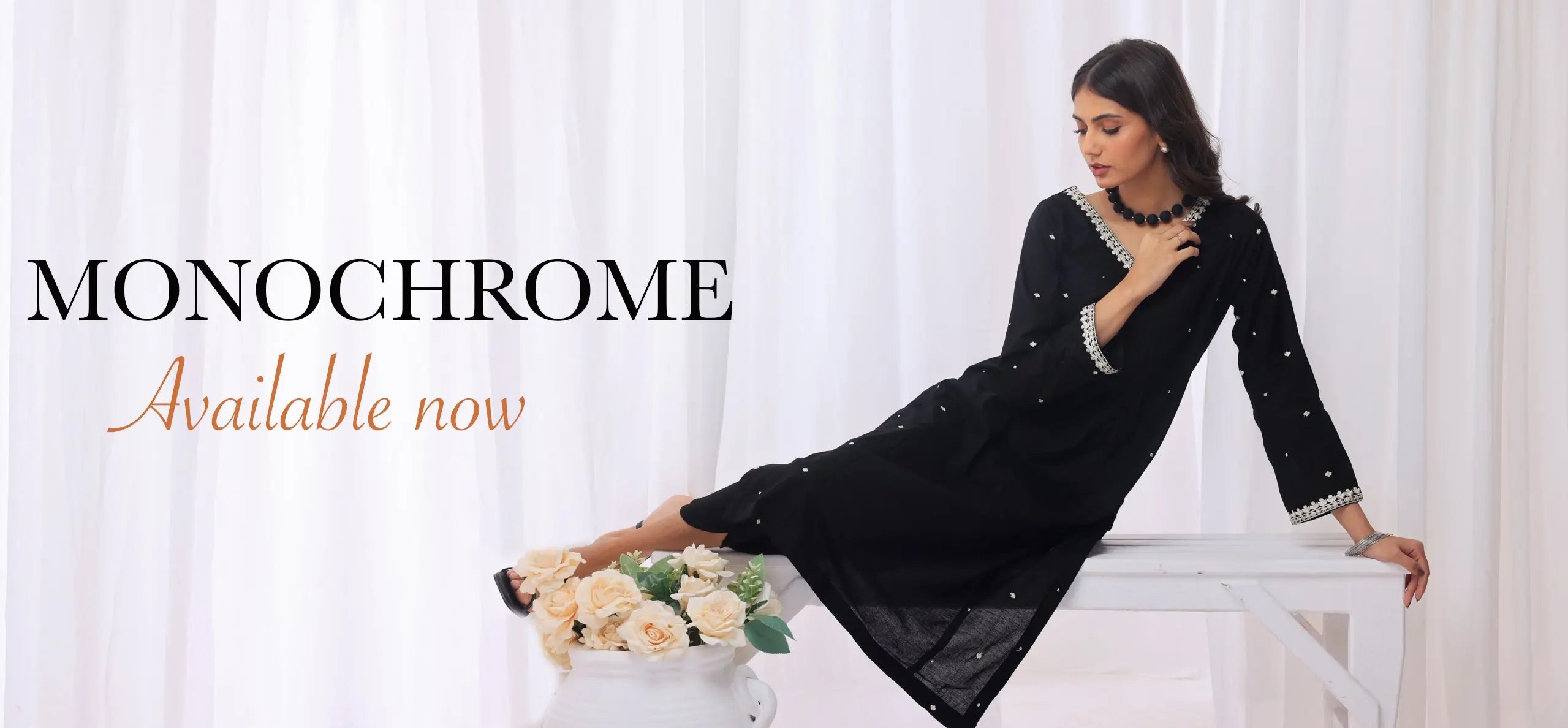 Monochrome Ready To Wear 2023 - Meeraki – MEERAKI